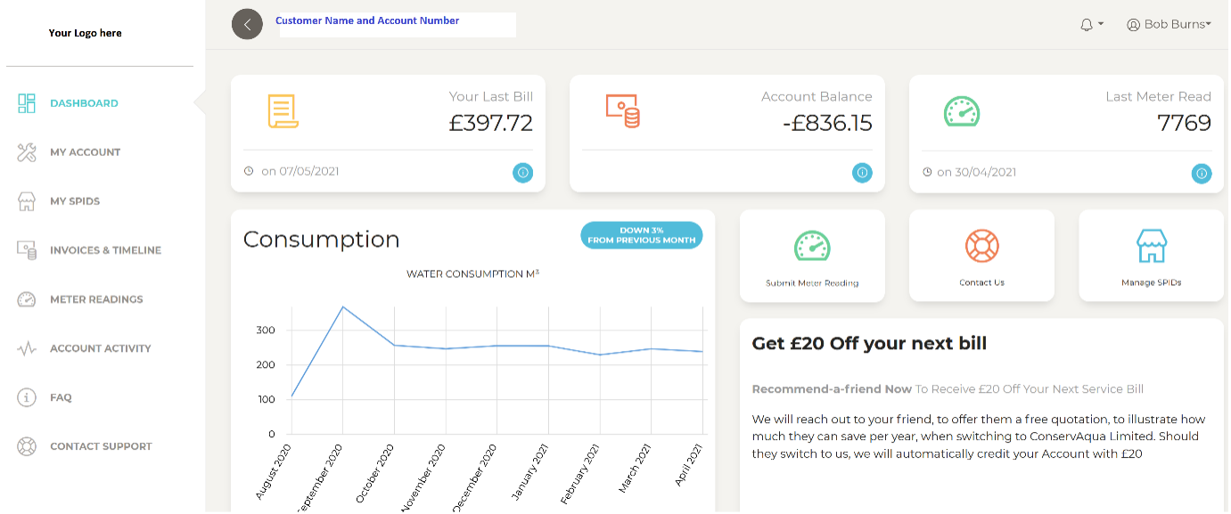 CRM Module and Customer Portal - Cloudwater